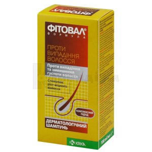 Фитовал шампунь против выпадения волос: інструкція, ціни, аналоги, як ...