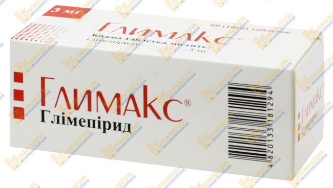 ГЛИМАКС® таблетки – офіційна інструкція, ціна в аптеках, аналоги, склад ...