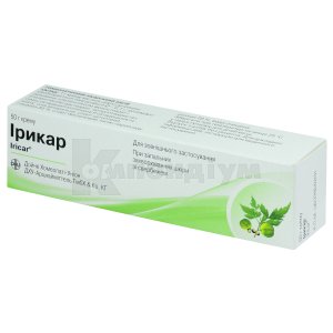 ІРИКАР мазь, крем – офіційна інструкція, ціна в аптеках, аналоги, склад ...