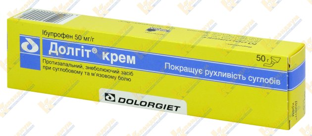ДОЛГІТ® КРЕМ – офіційна інструкція, ціна в аптеках, аналоги, склад ...
