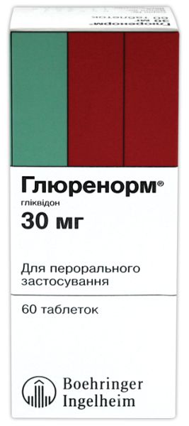 ГЛЮРЕНОРМ інструкція по застосуванню, ціна в аптеках України, аналоги ...