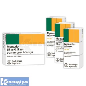 МОВАЛІС інструкція по застосуванню, ціна в аптеках України, аналоги ...