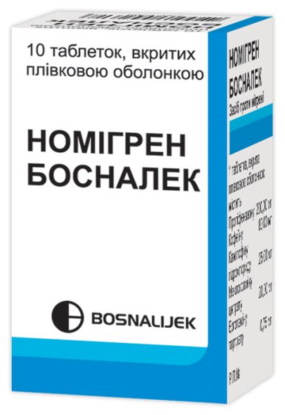 НОМІГРЕН БОСНАЛЕК інструкція по застосуванню, ціна в аптеках України ...