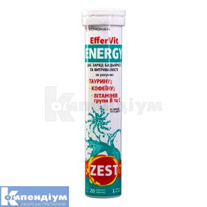 Зест еффервіт енерджі: інструкція, ціни, аналоги, як приймати — все про ...