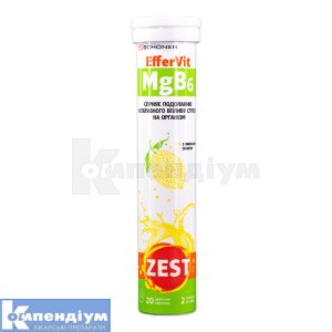 Зест еффервіт MgB6: інструкція, ціни, аналоги, як приймати — все про ...