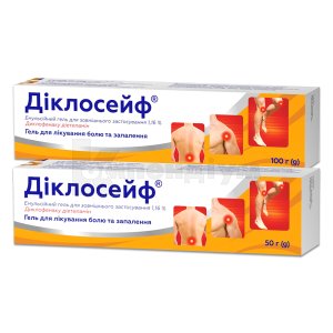 Діклосейф: інструкція по застосуванню, ціна в аптеках України, аналоги ...