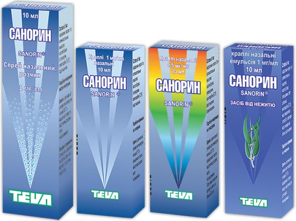 САНОРИН краплі, спрей — інструкція та ціна в аптеках України, аналоги ...