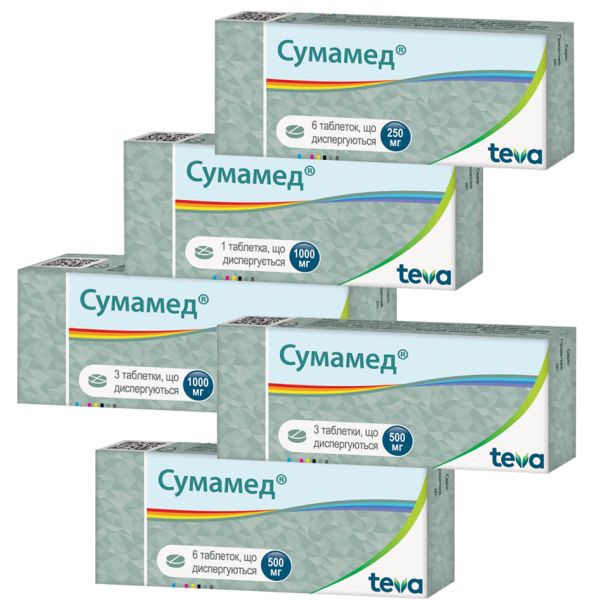 СУМАМЕД, що диспергуються інструкція по застосуванню, ціна в аптеках ...