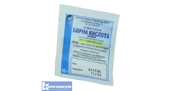 Борная кислота: инструкция, цена, аналоги | Виола ФФ | Компендиум ...