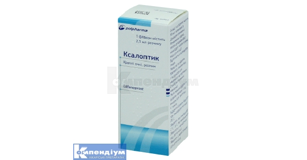 Ксалоптик: інструкція по застосуванню, ціна в аптеках України, аналоги ...