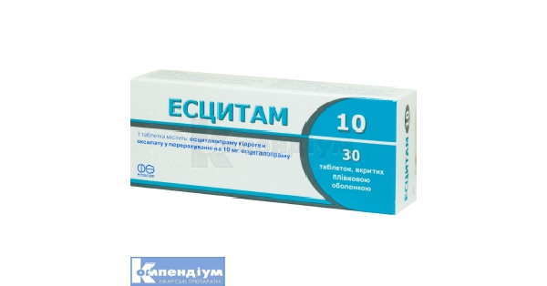 Есцитам: інструкція по застосуванню, ціна в аптеках України, аналоги ...