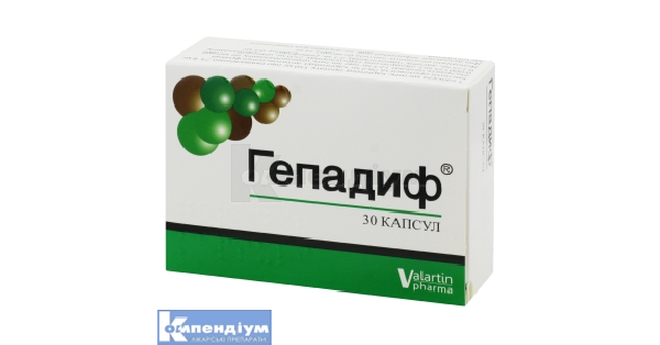 Гепадиф: інструкція по застосуванню, ціна в аптеках України, аналоги ...
