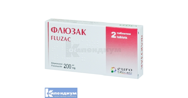 Флюзак: инструкция, цена, аналоги | таблетки Euro Lifecare | Компендиум ...