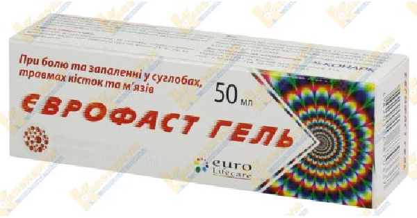 Еврофаст гель инструкция по применению, цена в аптеках Украины, аналоги ...