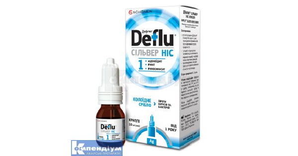 Дефлю Сільвер: інструкція по застосуванню, ціна в аптеках України ...