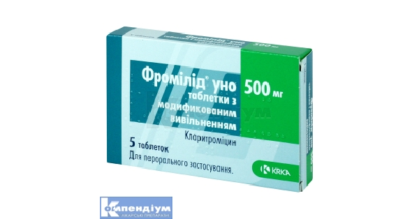 Фромілід Уно: інструкція по застосуванню, ціна в аптеках України ...
