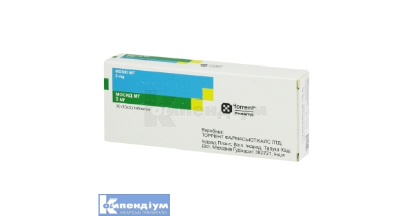 Мосид МТ: інструкція по застосуванню, ціна в аптеках України, аналоги ...