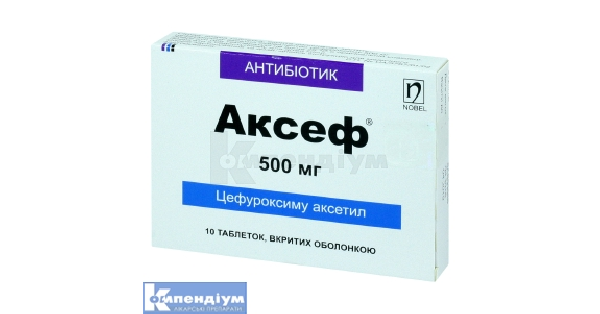 Аксеф: інструкція по застосуванню, ціна в аптеках України, аналоги ...