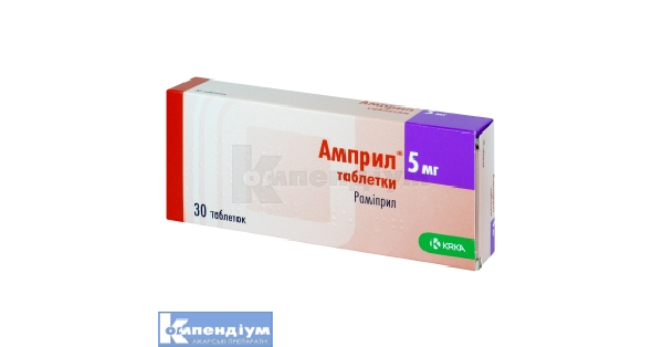 Амприл: інструкція по застосуванню, ціна в аптеках України, аналоги ...