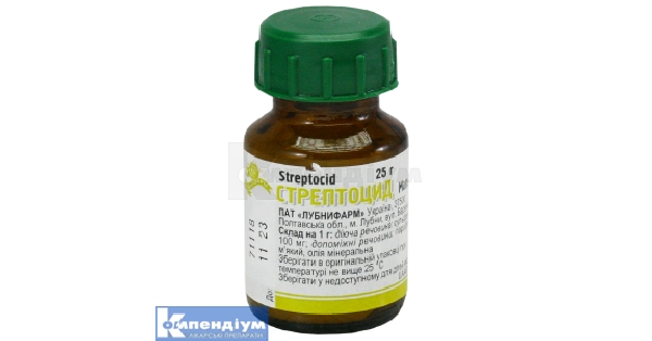 Стрептоцидова: інструкція по застосуванню, ціна в аптеках України ...