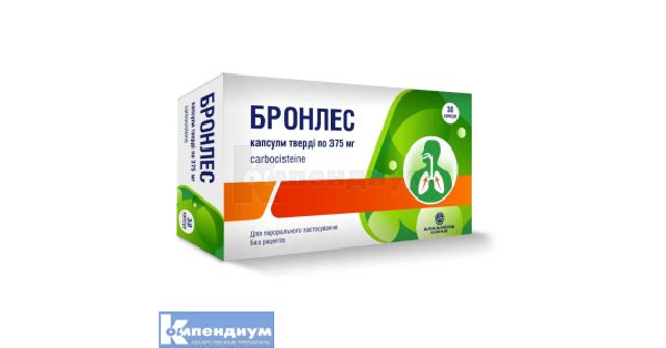 Бронлес: инструкция, цена, аналоги | капсулы твердые Alkaloid ...