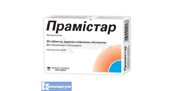 Прамістар: інструкція по застосуванню, ціна в аптеках України, аналоги ...