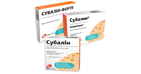 СУБАЛИН порошок, капсулы — инструкция и цена в аптеках Украины, аналоги ...