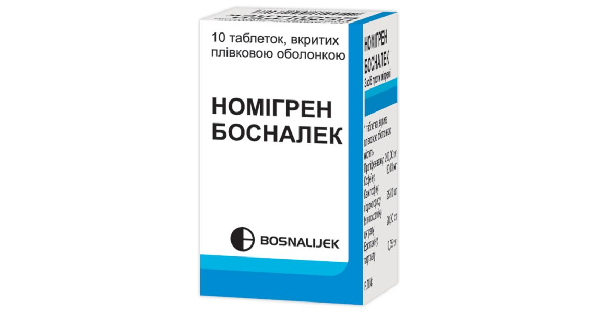 НОМІГРЕН БОСНАЛЕК інструкція по застосуванню, ціна в аптеках України ...