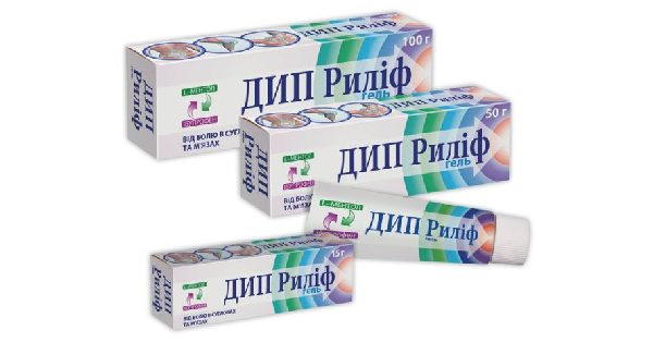 ДИП РИЛІФ інструкція по застосуванню, ціна в аптеках України, аналоги ...