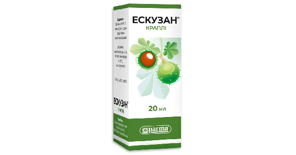 ЭСКУЗАН КАПЛИ инструкция по применению цена в аптеках Украины аналоги