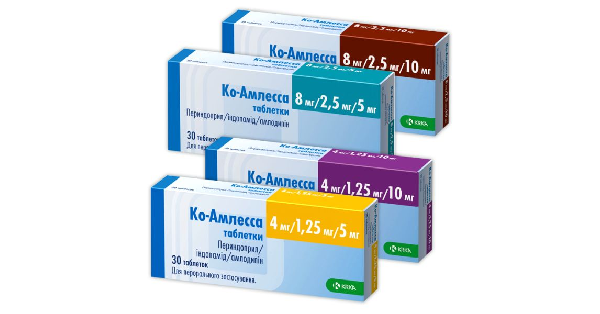КО-АМЛЕССА інструкція по застосуванню, ціна в аптеках України, аналоги ...
