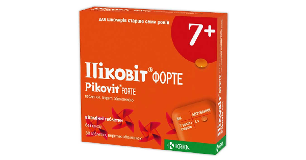 ПИКОВИТ ФОРТЕ инструкция по применению, цена в аптеках Украины, аналоги ...