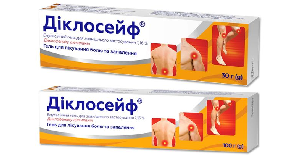 Діклосейф: інструкція по застосуванню, ціна в аптеках України, аналоги ...