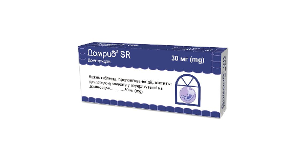Домрид SR: інструкція по застосуванню, ціна в аптеках України, аналоги ...