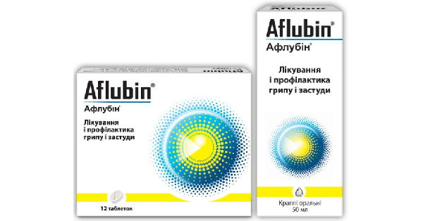 АФЛУБІН краплі, таблетки — інструкція та ціна в аптеках України ...