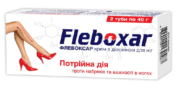 ФЛЕБОКСАР КРЕМ С ДИОСМИНОМ ДЛЯ НОГ: инструкция, цена, аналоги | крем ...