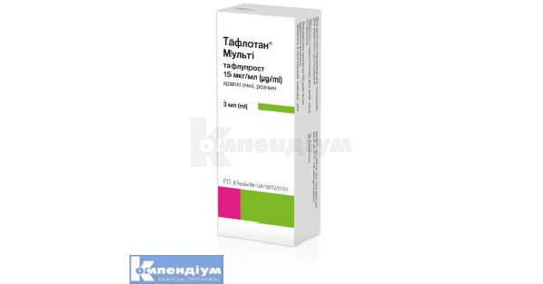 Тафлотан Мульті: інструкція по застосуванню, ціна в аптеках України ...