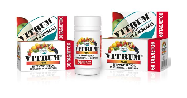 ВІТРУМ ПЛЮС інструкція по застосуванню, ціна в аптеках України, аналоги ...