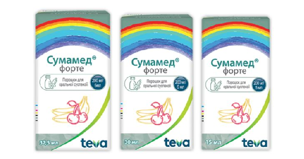 СУМАМЕД ФОРТЕ інструкція по застосуванню, ціна в аптеках України ...