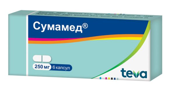 СУМАМЕД інструкція по застосуванню, ціна в аптеках України, аналоги ...