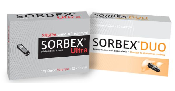 ДОБАВКА ДІЄТИЧНА НА ОСНОВІ АКТИВОВАНОГО ВУГІЛЛЯ «СОРБЕКС інструкція по ...