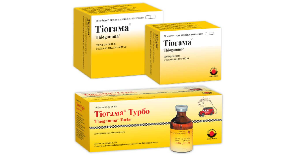 ТИОГАММА таблетки / ТИОГАММА ТУРБО раствор — инструкция и цена в ...