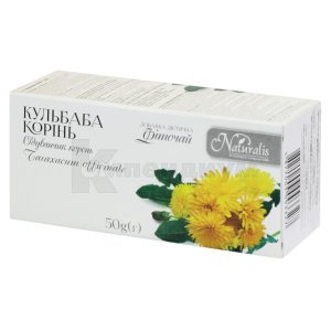 ФИТОЧАЙ "ОДУВАНЧИК КОРЕНЬ" тм "NATURALIS" чай 50 г, №1 - цены в аптеках ...